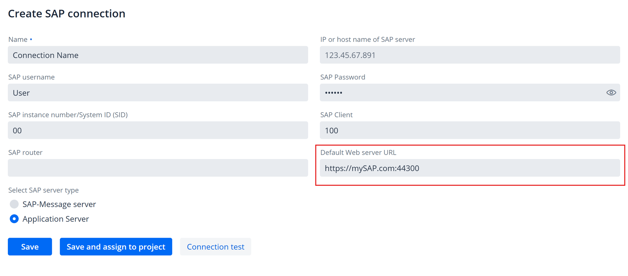 Setting Up SAP Web GUI