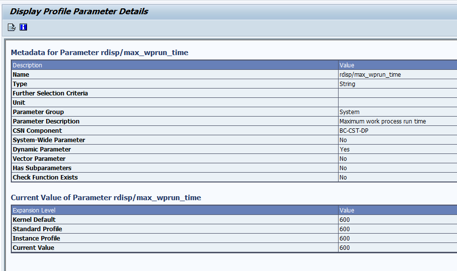 Displaying Rfc Timeout Limit Om Sap 