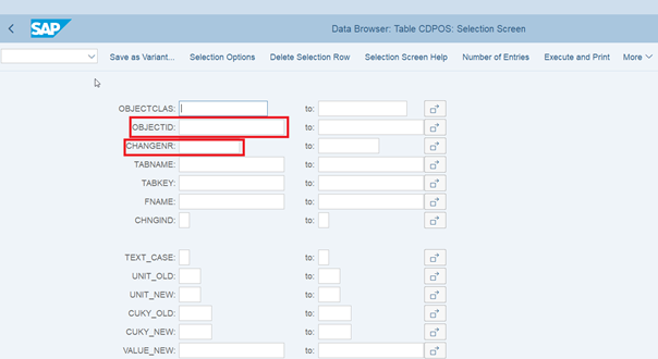 How to inspect change documents in SAP?
